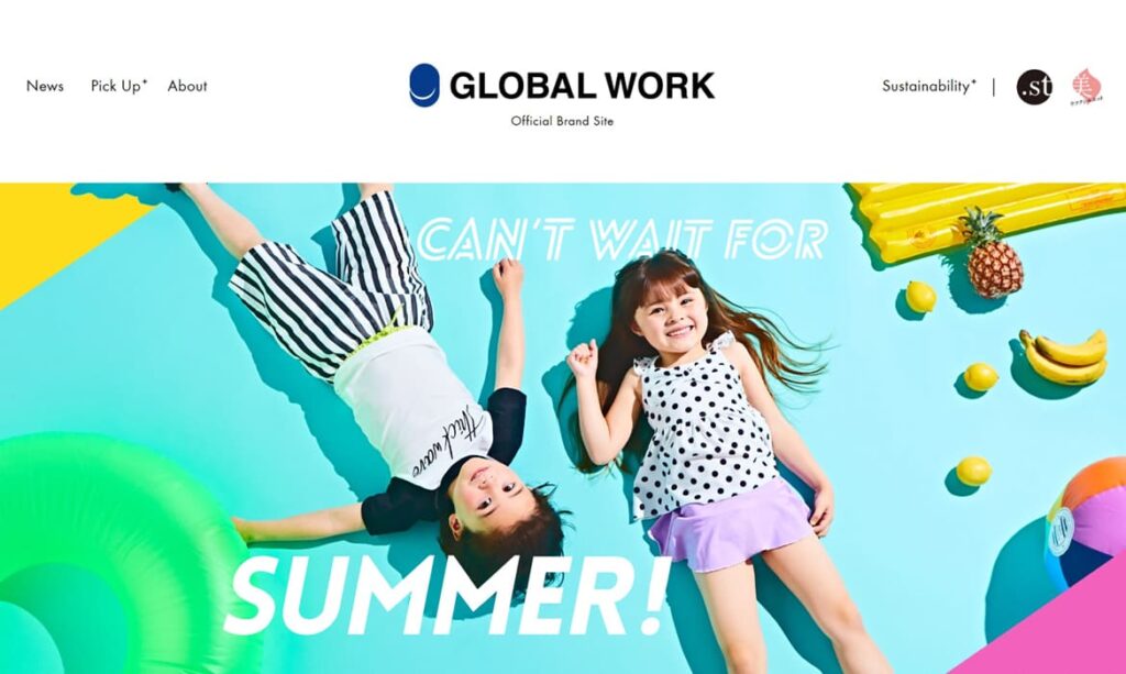 globalwork - Xux Webzine【クスクスウェブマガジン】Webデザイン参考ギャラリー