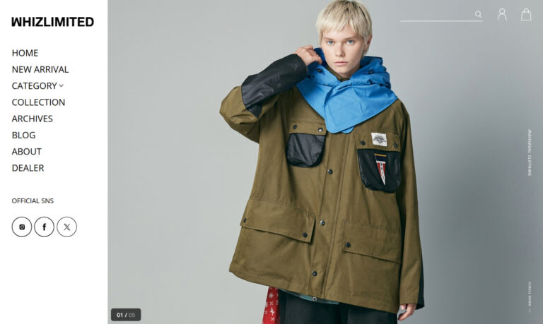 WHIZLIMITED - Xux Webzine【クスクスウェブマガジン】Webデザイン参考ギャラリー