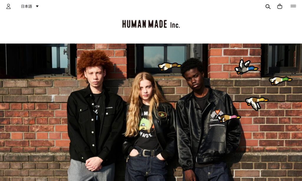 HUMAN MADE - Xux Webzine【クスクスウェブマガジン】Webデザイン参考ギャラリー